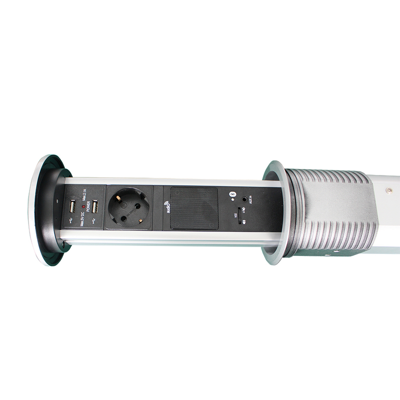 UK type electric pop up in-desk power socket from China manufacturer ...