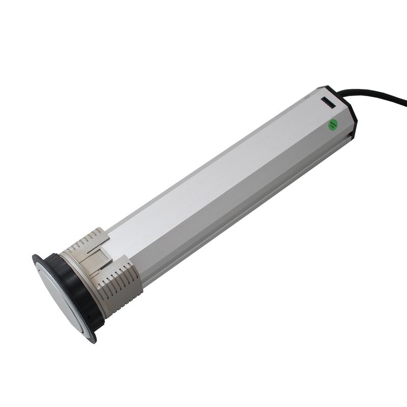 UK type 13A Retractable power strip for Countertop with USB outlet