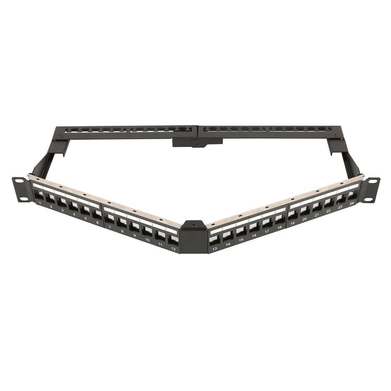 1U 24 Port UTP Angled Blank Patch Panel from China manufacturer ...
