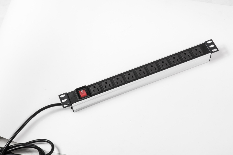 110V NEMA 15A US port Server Rack Mountable Power Distribution Unit ...