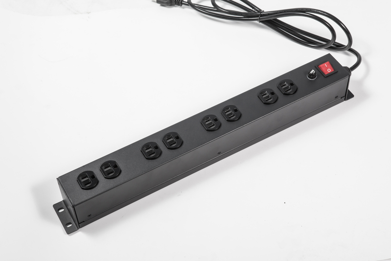 110V NEMA 15A US port Server Rack Mountable Power Distribution Unit ...