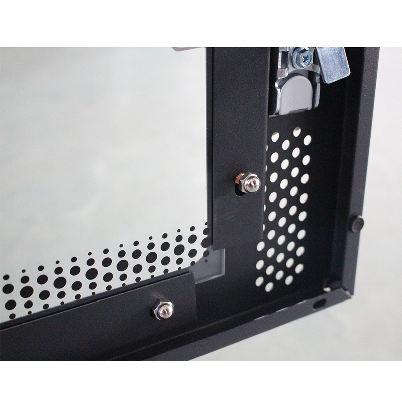 Assemble frame type 19 inch glass door wall mount data cabinet from ...