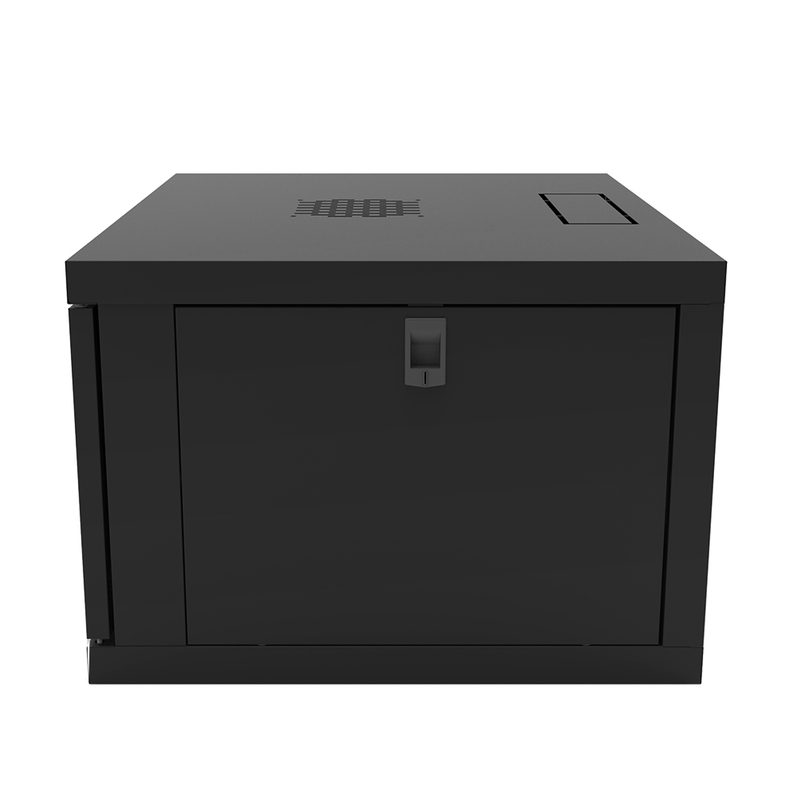 Slim Wall Mount 19" Network Cabinet with Solid Metal Door – Server Rack ...