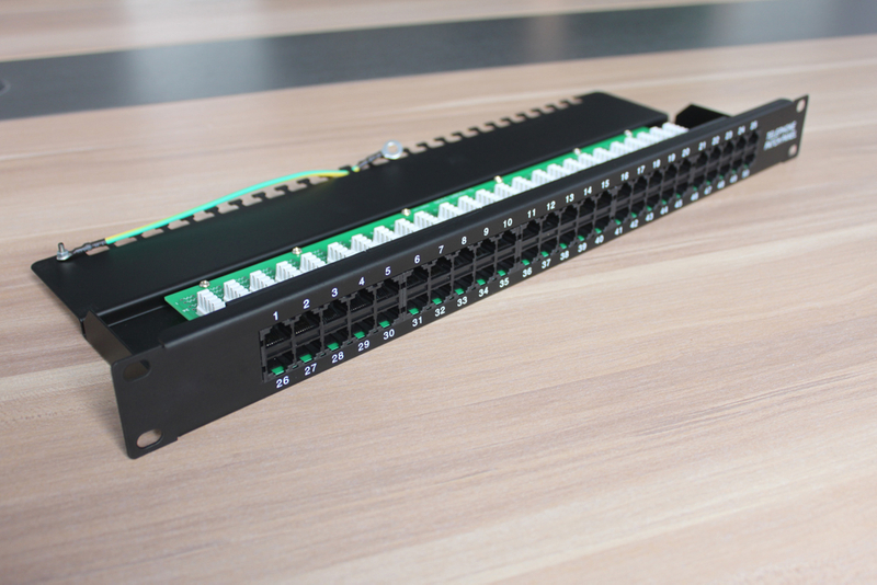 Cat3 UTP 50 Port Voice Patch Panel from China manufacturer - WebiTelecomms structured cabling